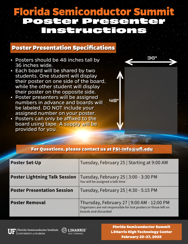 FSS Student Poster Presentation Form (Undergraduate & Graduate Students ...